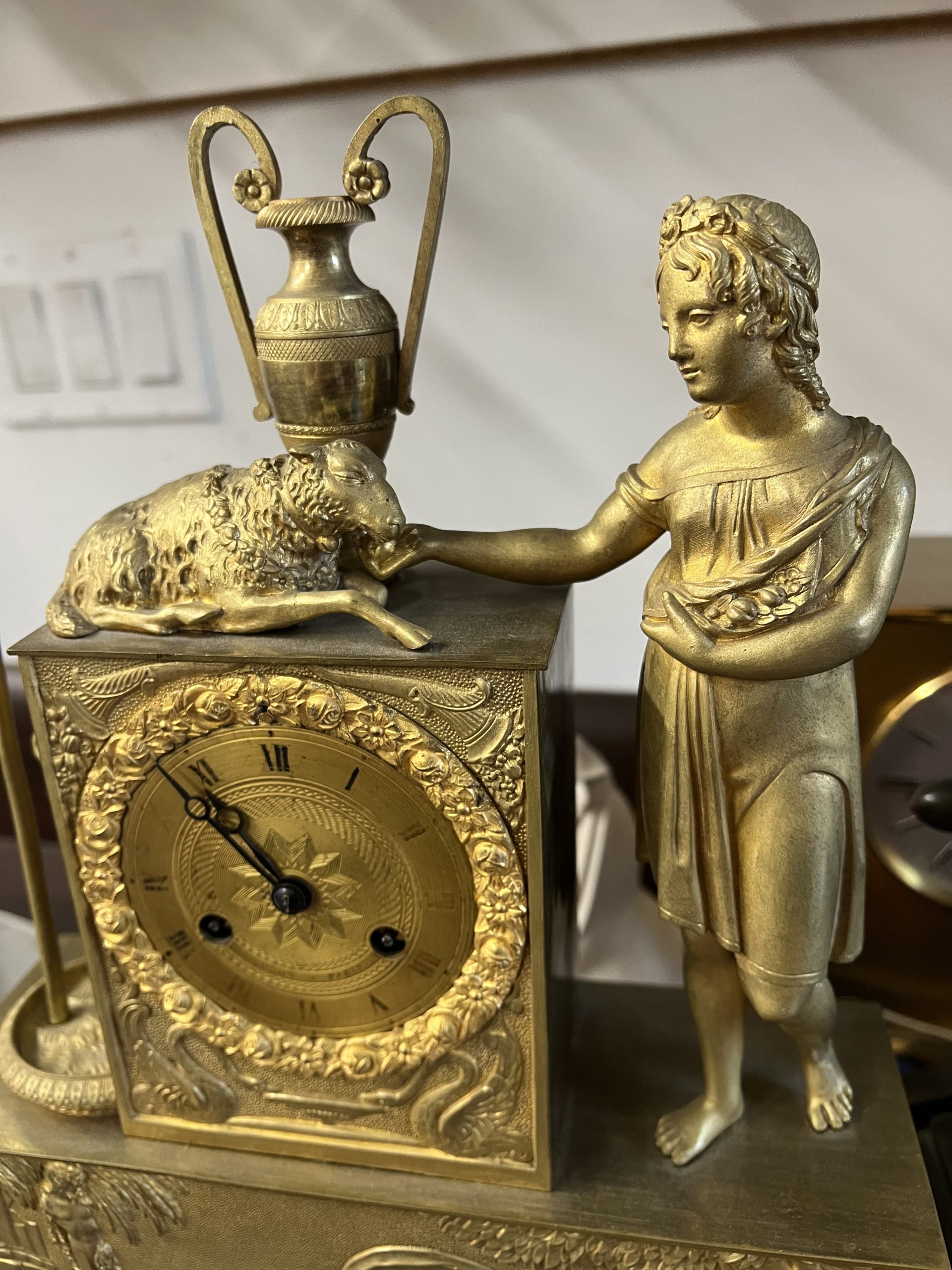 French Empire clock from 1820 - JP Clocks Shop
