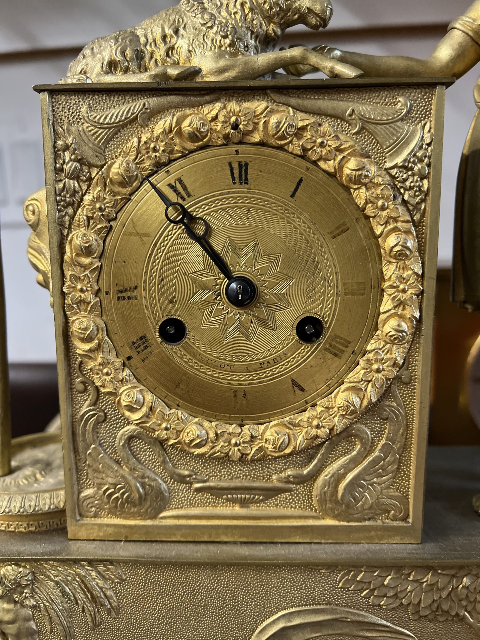 French Empire clock from 1820 - JP Clocks Shop