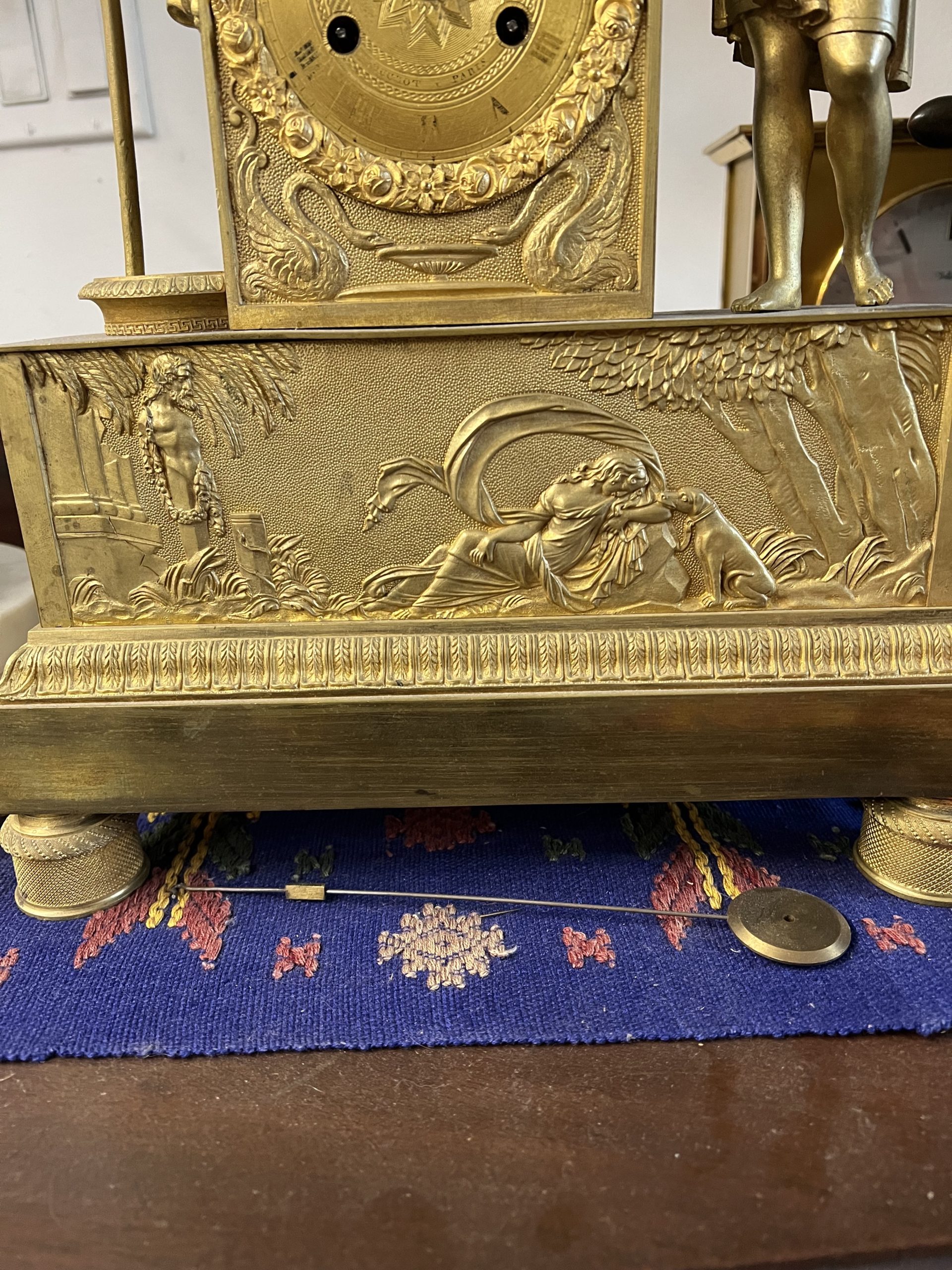 French Empire clock from 1820 - JP Clocks Shop